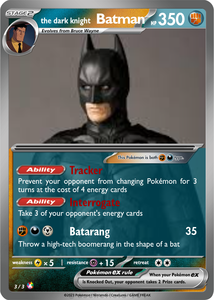 Batman - cheadercheese | Pokécardmaker.net