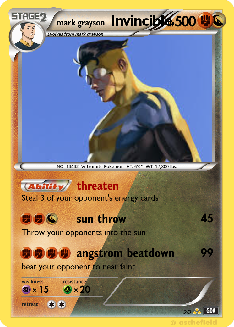Invincible - cheadercheese | Pokécardmaker.net
