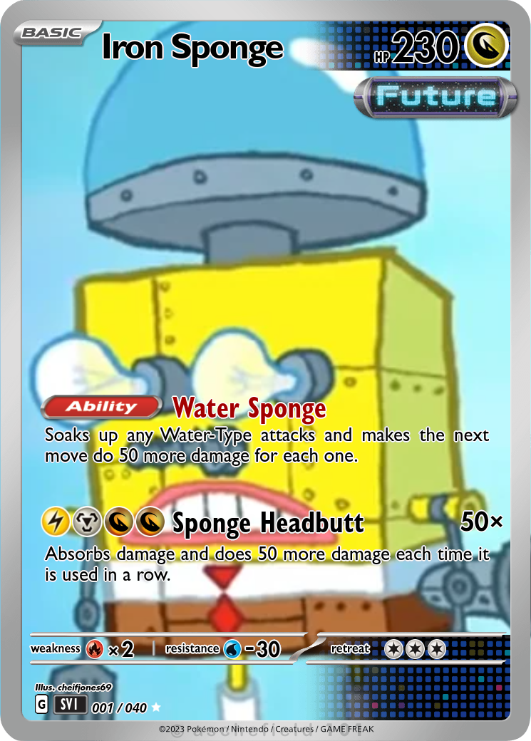 Iron Sponge - cheifjones69 | Pokécardmaker.net