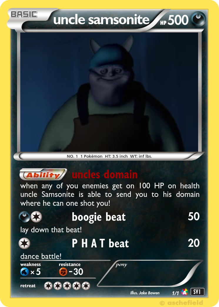 uncle samsonite - chez_burger123 | Pokécardmaker.net