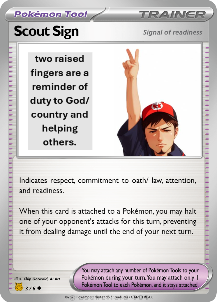 Scout Sign - chipgt | Pokécardmaker.net