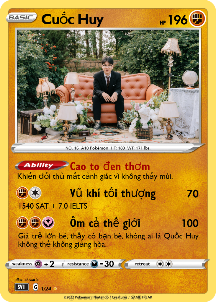 Cuốc Huy - chouKie | Pokécardmaker.net