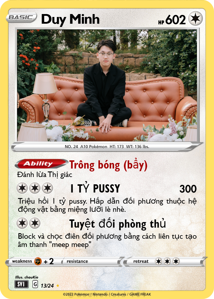 Duy Minh - chouKie | Pokécardmaker.net