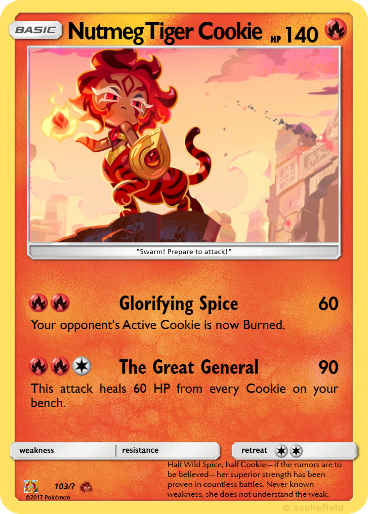 Nutmeg Tiger Cookie - chxrry_bom | Pokécardmaker.net