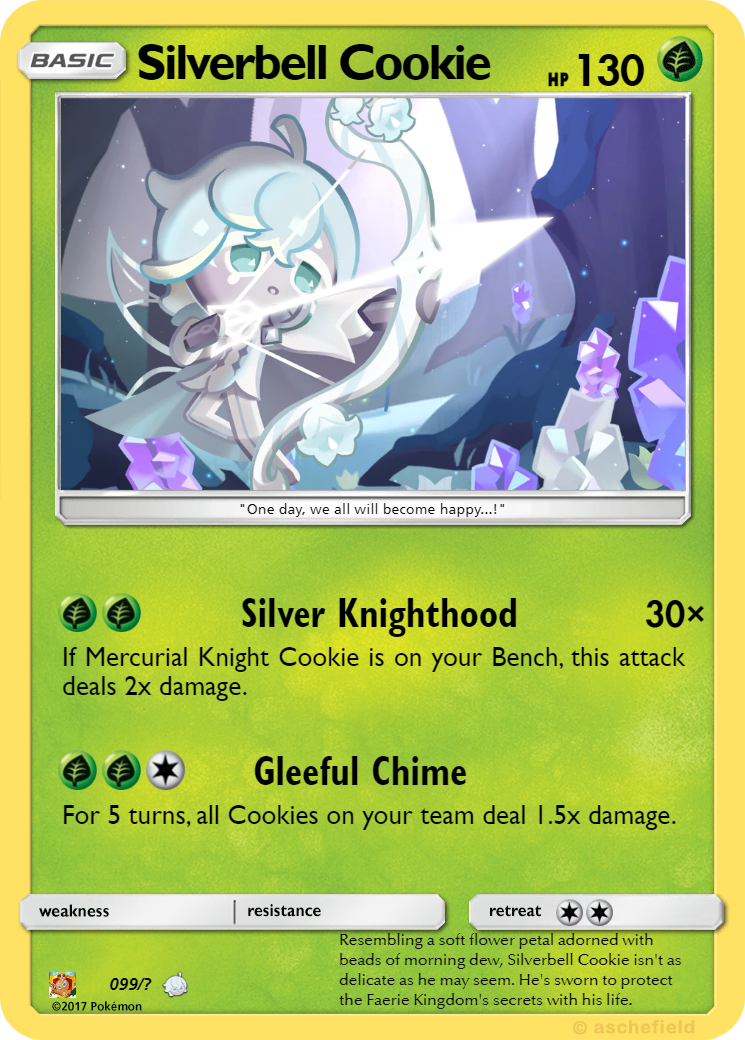 Silverbell Cookie - chxrry_bom | Pokécardmaker.net