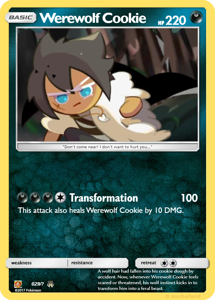Werewolf Cookie - chxrry_bom | Pokécardmaker.net