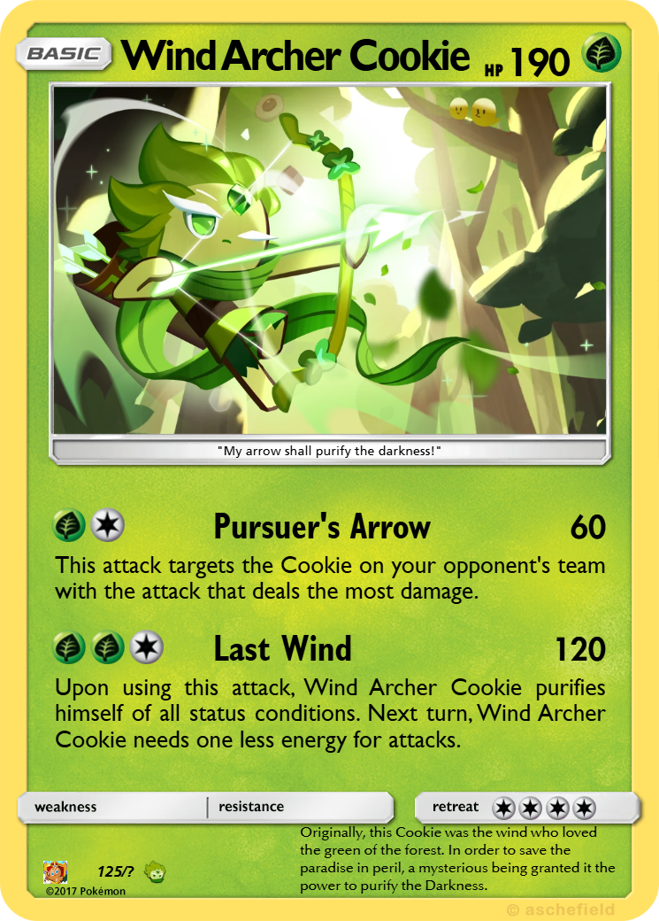 Wind Archer Cookie - chxrry_bom | Pokécardmaker.net