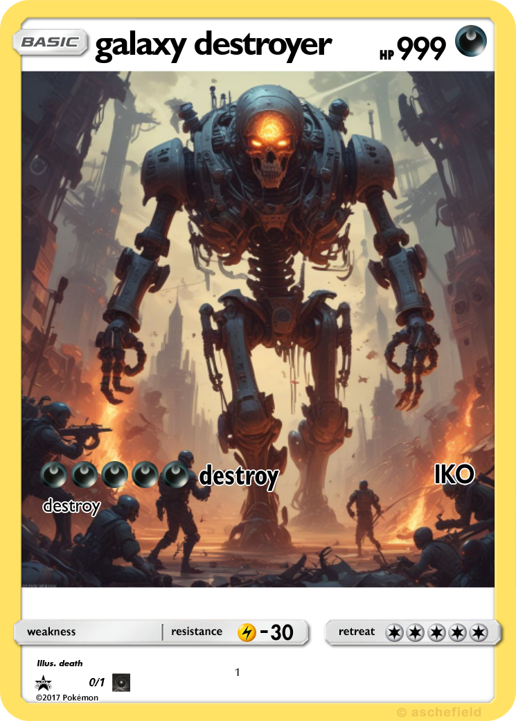 galaxy destroyer - classcardmaker | Pokécardmaker.net