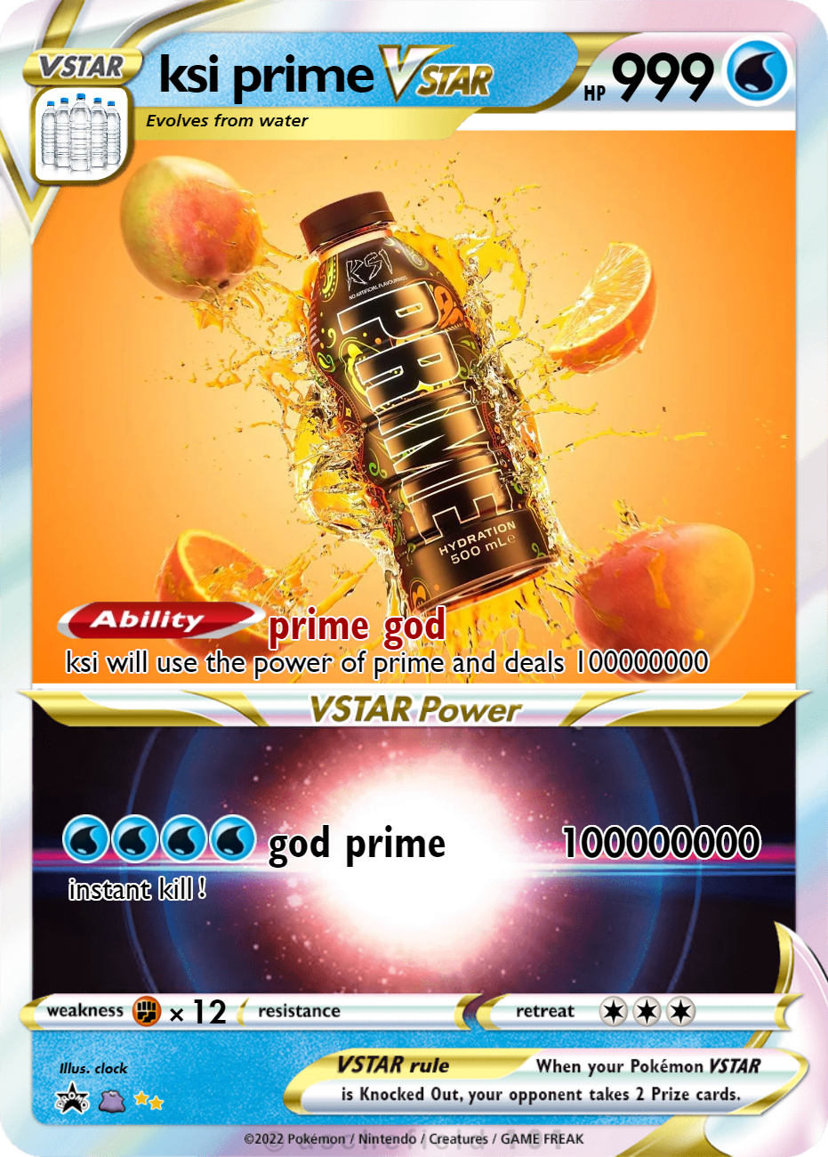 ksi prime - clock | Pokécardmaker.net