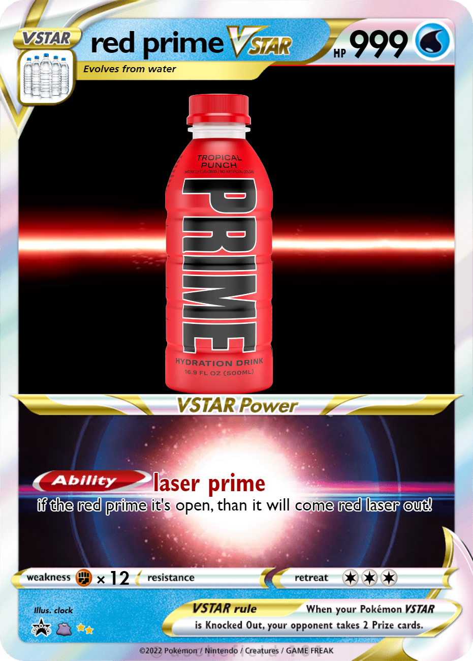 red prime - clock | Pokécardmaker.net