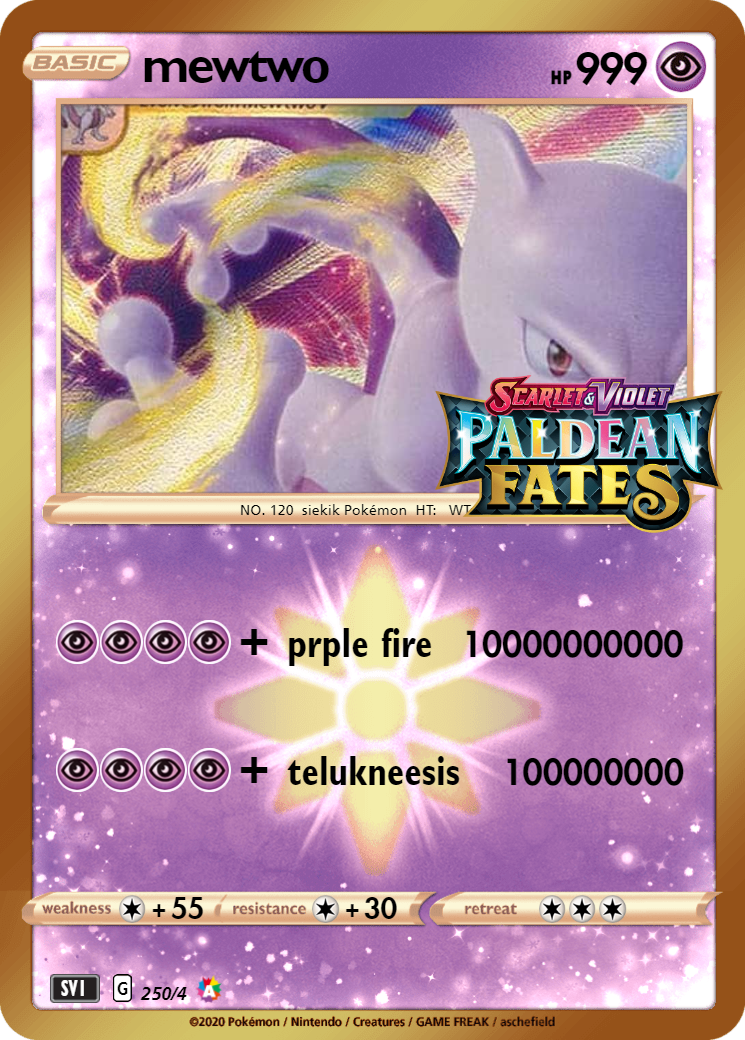 mewtwo - colin | Pokécardmaker.net
