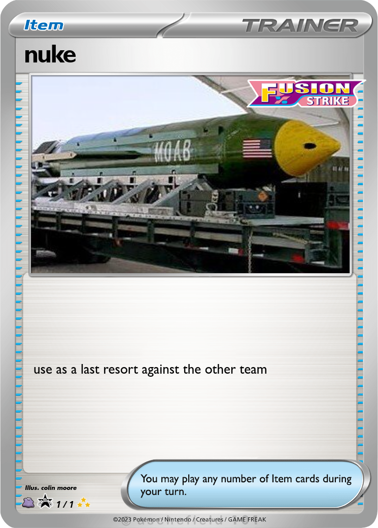 nuke - colinmoore | Pokécardmaker.net