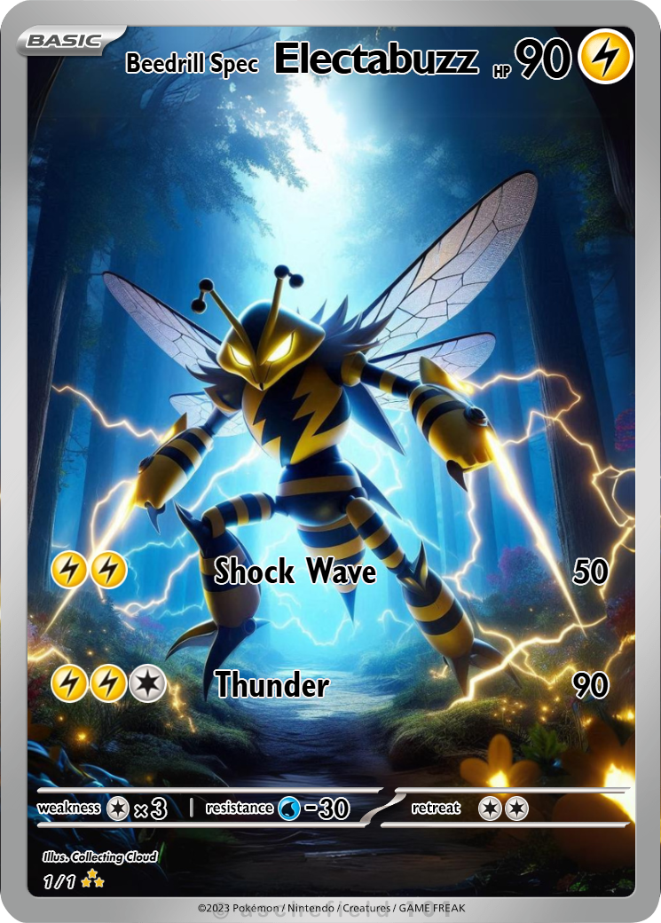 Electabuzz - collectingcloud | Pokécardmaker.net