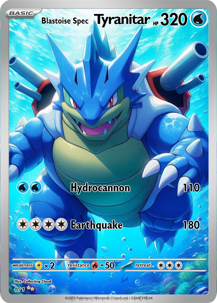 Tyranitar - collectingcloud | Pokécardmaker.net