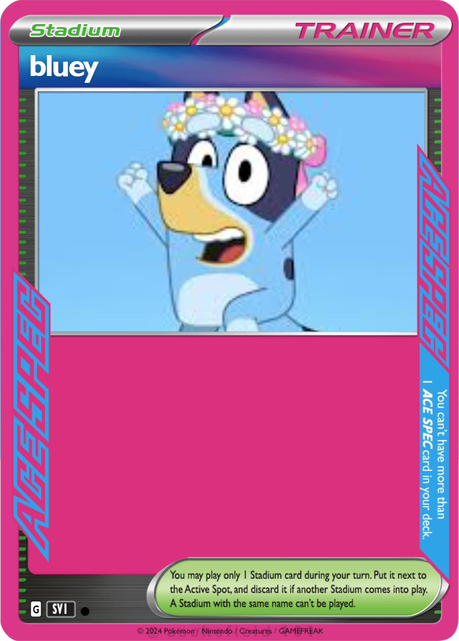 bluey - conmanx1010 | Pokécardmaker.net