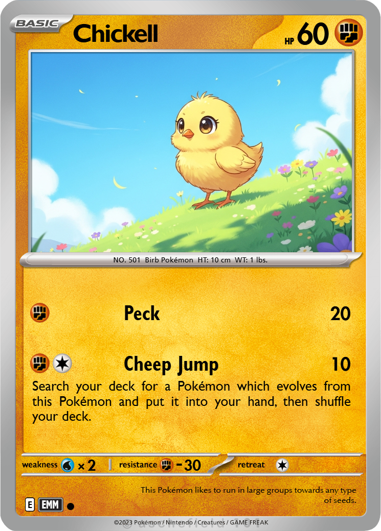 Chickell - cptcitrus | Pokécardmaker.net