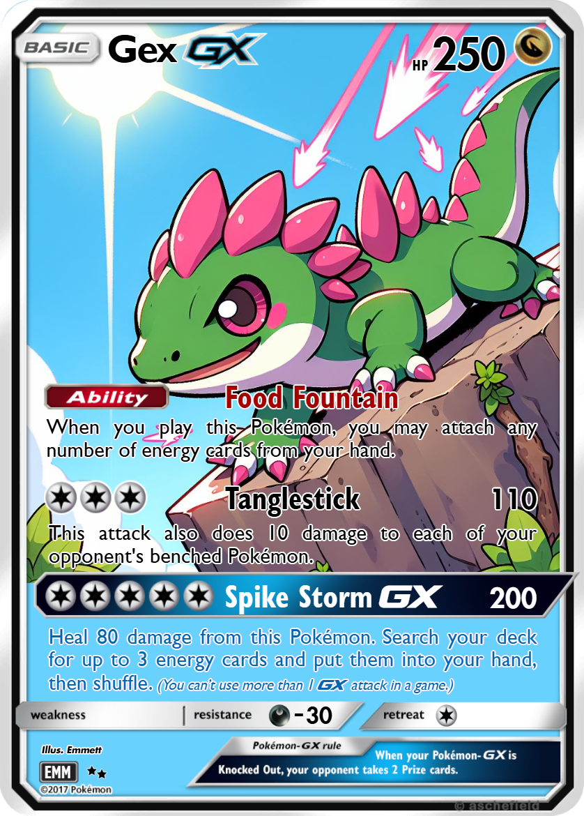 Gex - cptcitrus | Pokécardmaker.net