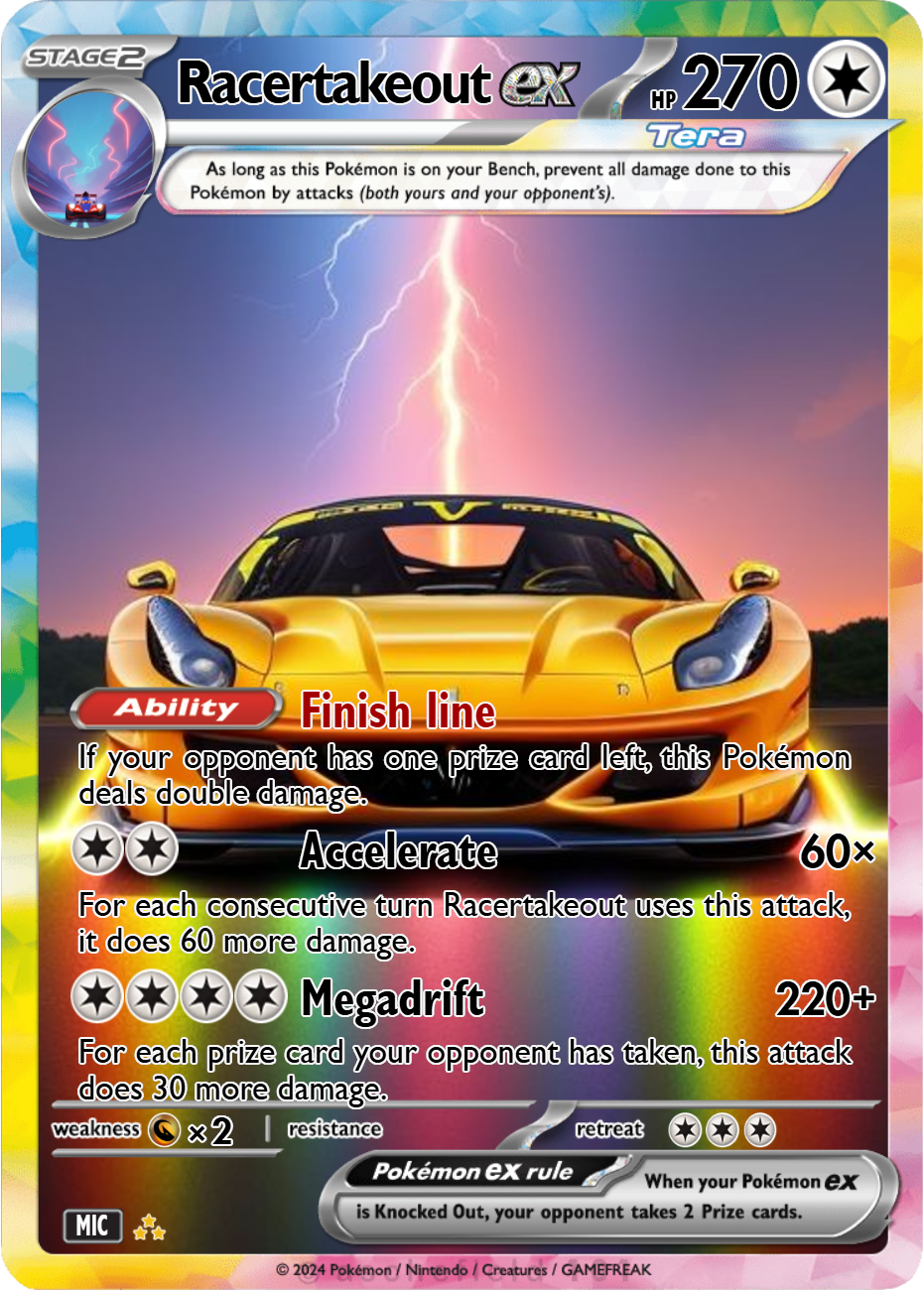 Racertakeout - cptcitrus | Pokécardmaker.net