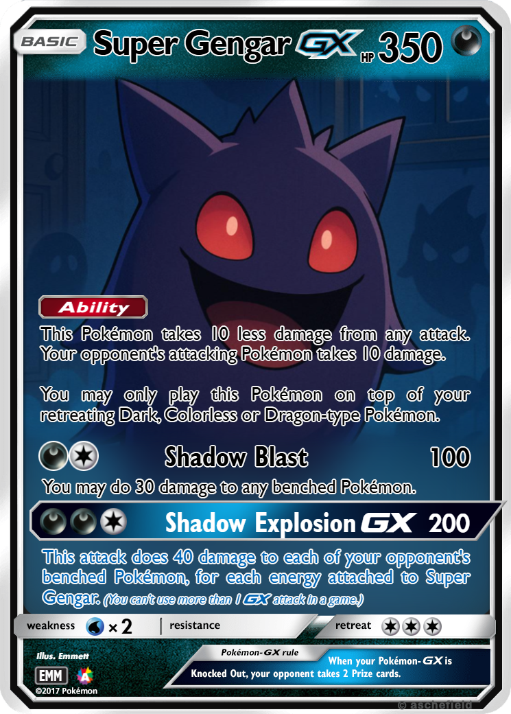 Super Gengar - cptcitrus | Pokécardmaker.net