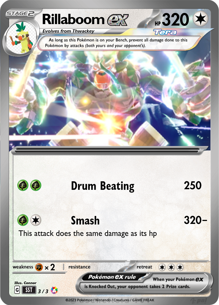 Rillaboom - cpthinking | Pokécardmaker.net