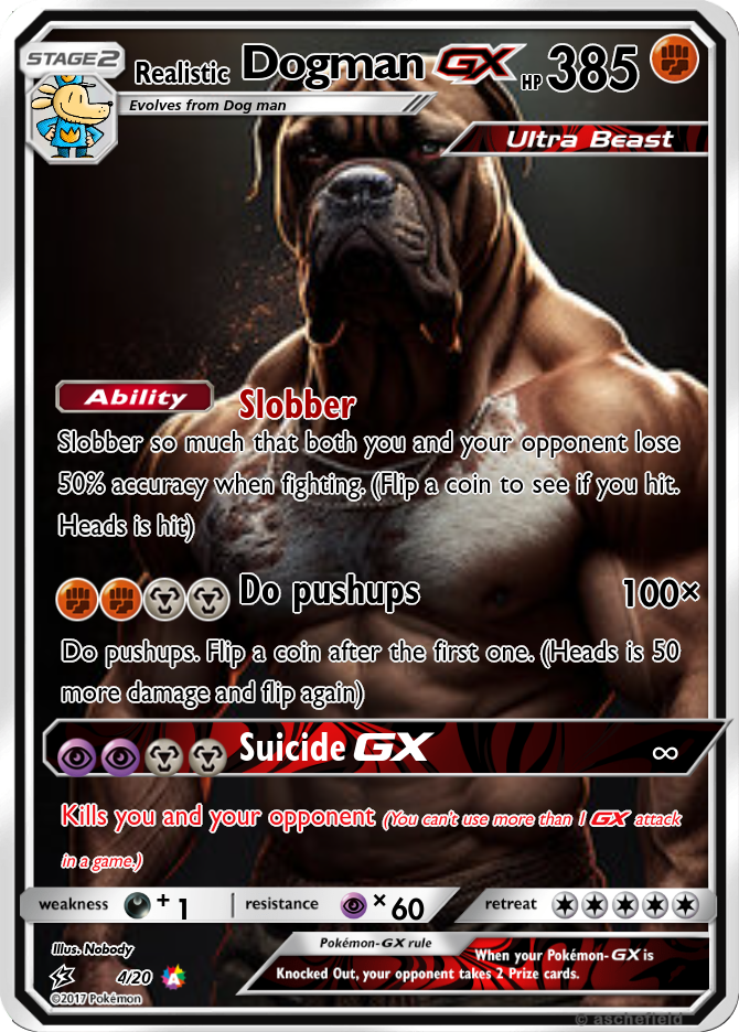 Dogman - crazedcaiden | Pokécardmaker.net