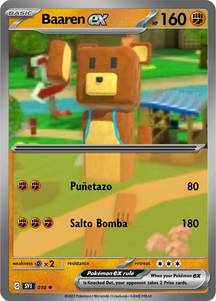 Baaren - cristotoo | Pokécardmaker.net