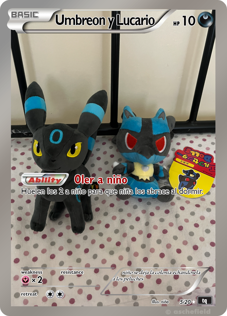 Umbreon y Lucario - danidobleg | Pokécardmaker.net