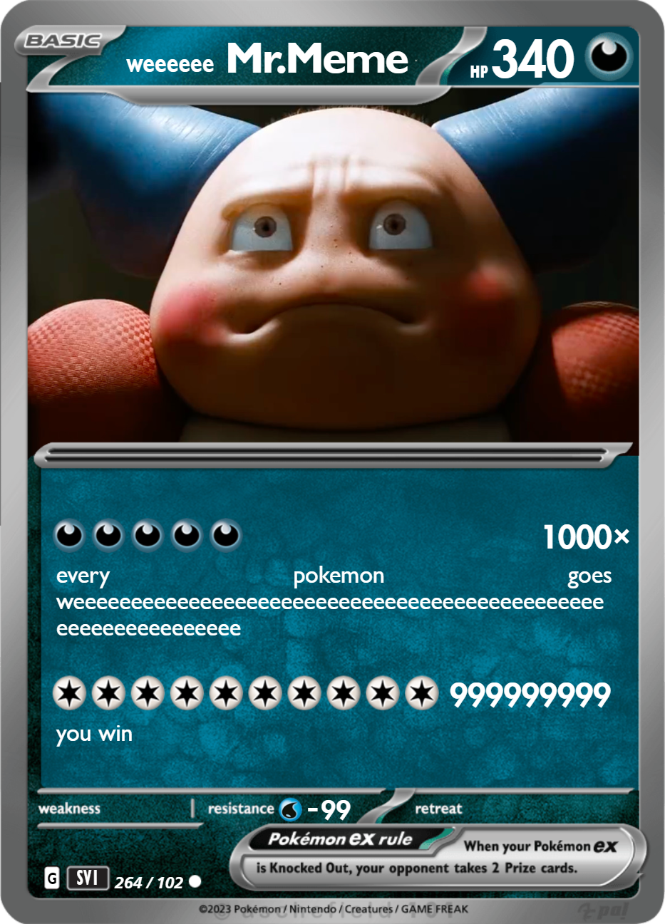 Mr.Meme - danimariepiazza | Pokécardmaker.net