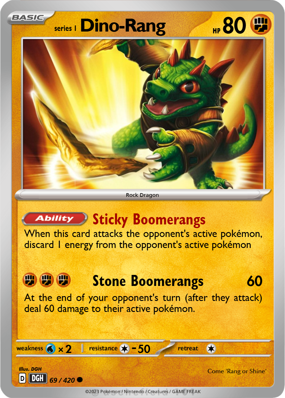 Dino-Rang - degamendehoed | Pokécardmaker.net