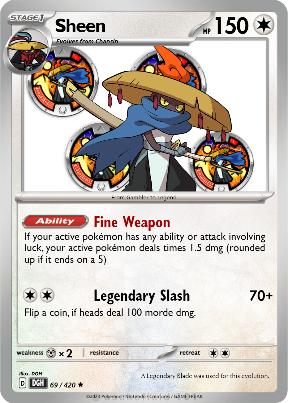Sheen - degamendehoed | Pokécardmaker.net