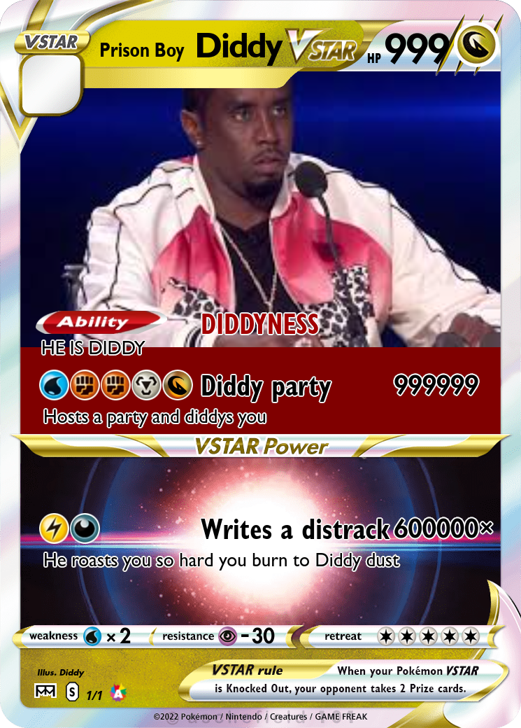 Diddy - diddyparty888555 | Pokécardmaker.net