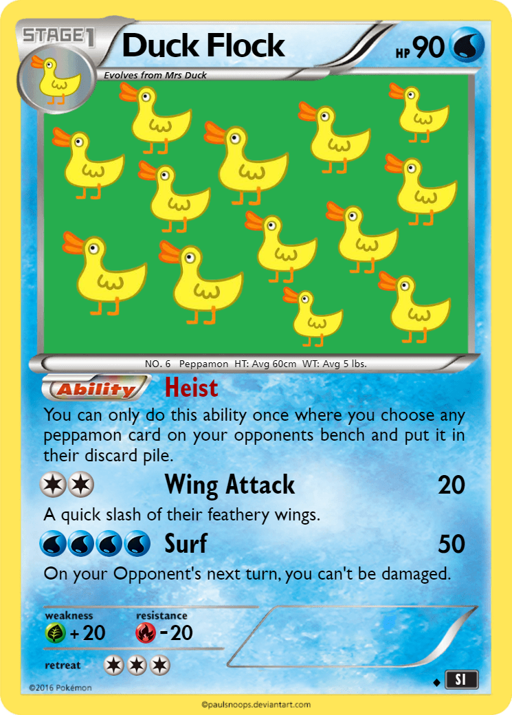 Duck Flock - dimcode111 | Pokécardmaker.net