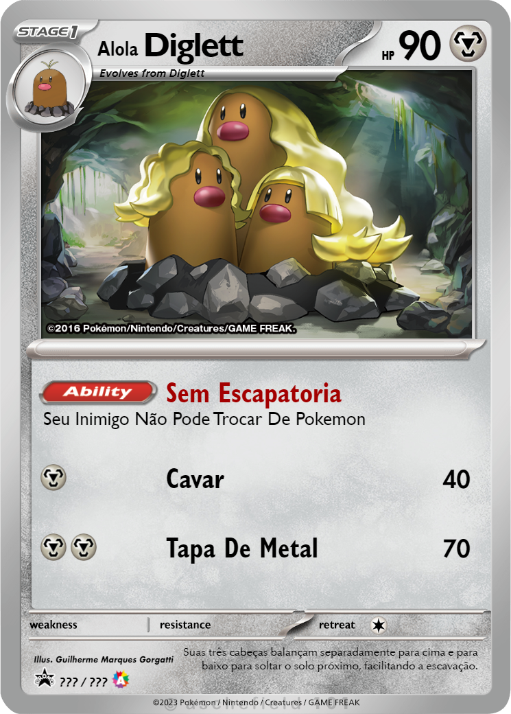 Diglett - dino3 | Pokécardmaker.net