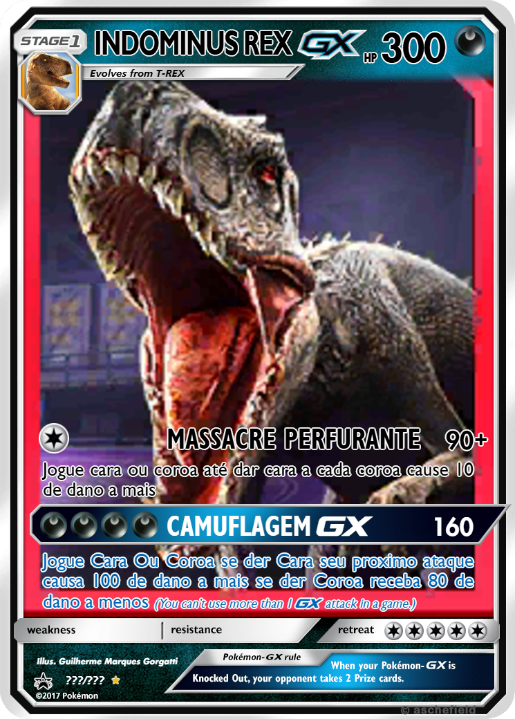 INDOMINUS REX - dino4 | Pokécardmaker.net