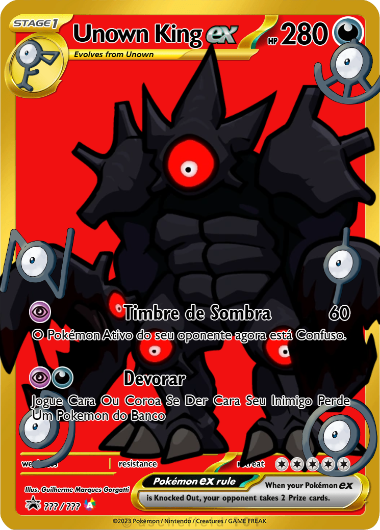 Unown King - dino4 | Pokécardmaker.net