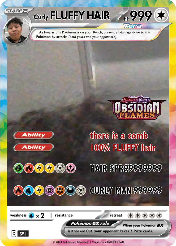 FLUFFY HAIR - dinodevo | Pokécardmaker.net