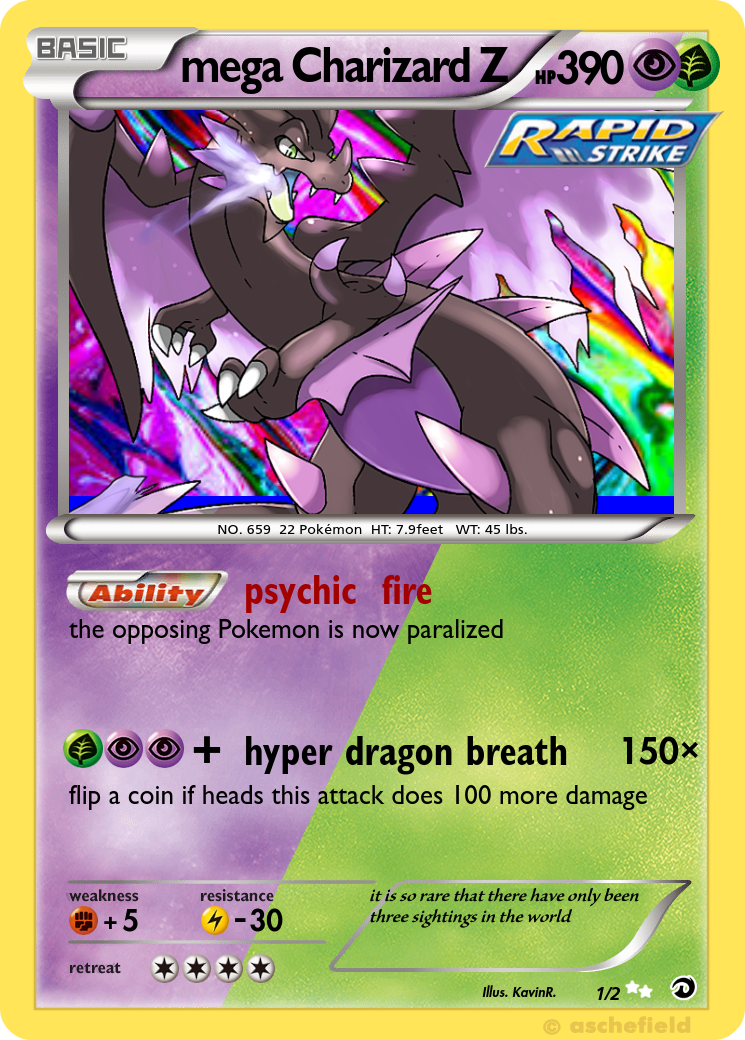 mega Charizard Z - dinosuar | Pokécardmaker.net