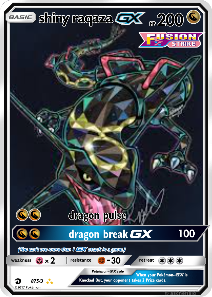 shiny raqaza - dinosuar | Pokécardmaker.net