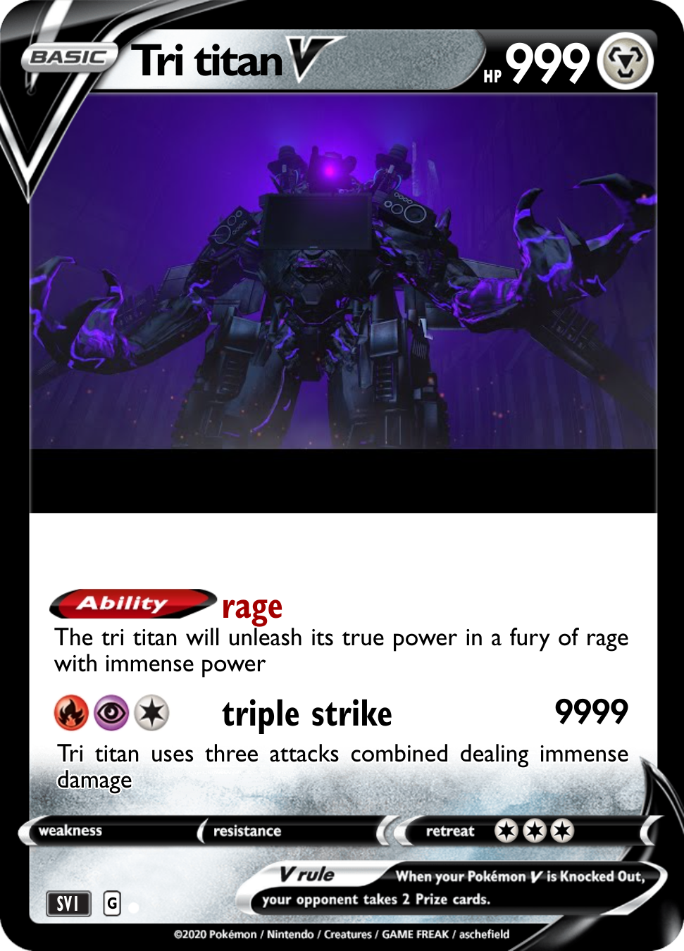 Tri titan - donald_duck | Pokécardmaker.net