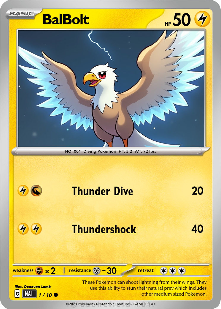 BalBolt - donovan_lamb | Pokécardmaker.net