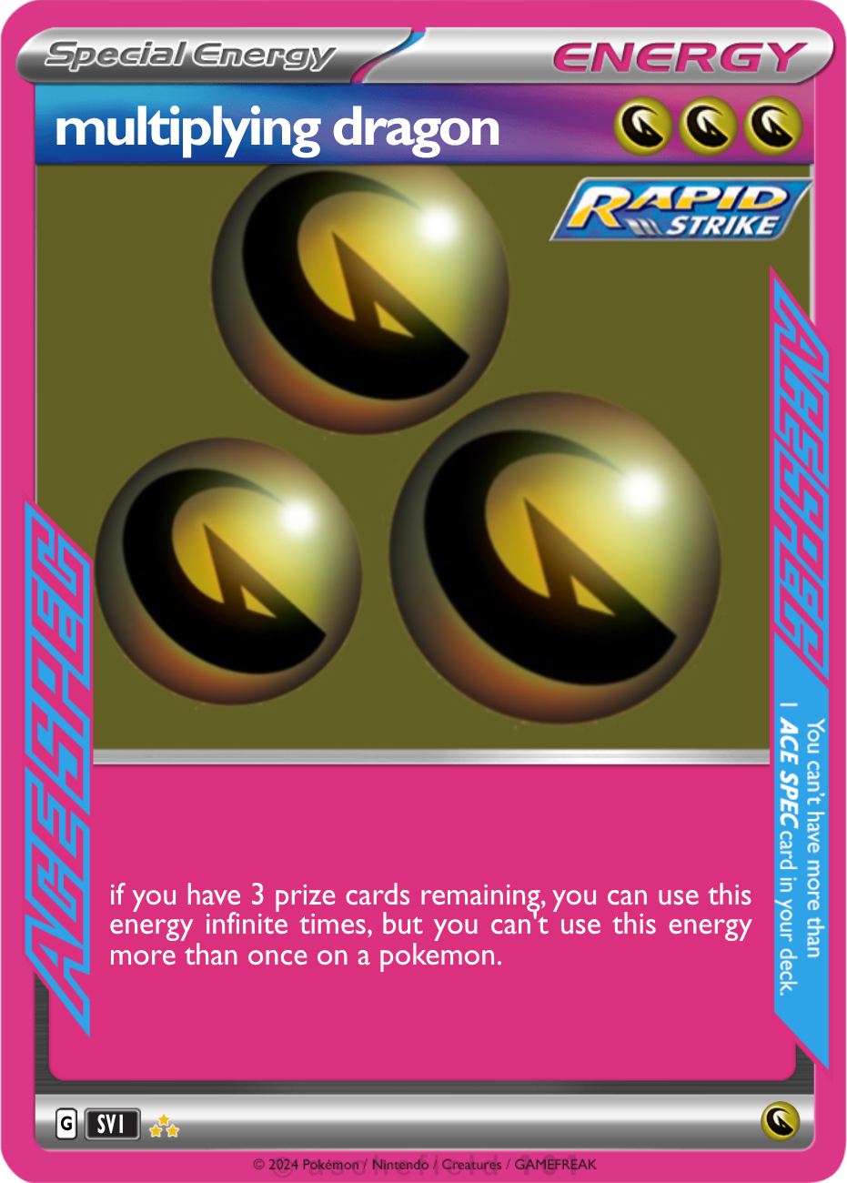 multiplying dragon - doubleBninja | Pokécardmaker.net