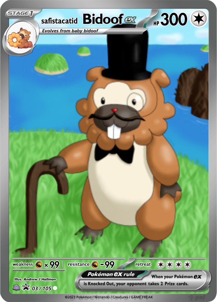 Bidoof - dragondog3001 | Pokécardmaker.net