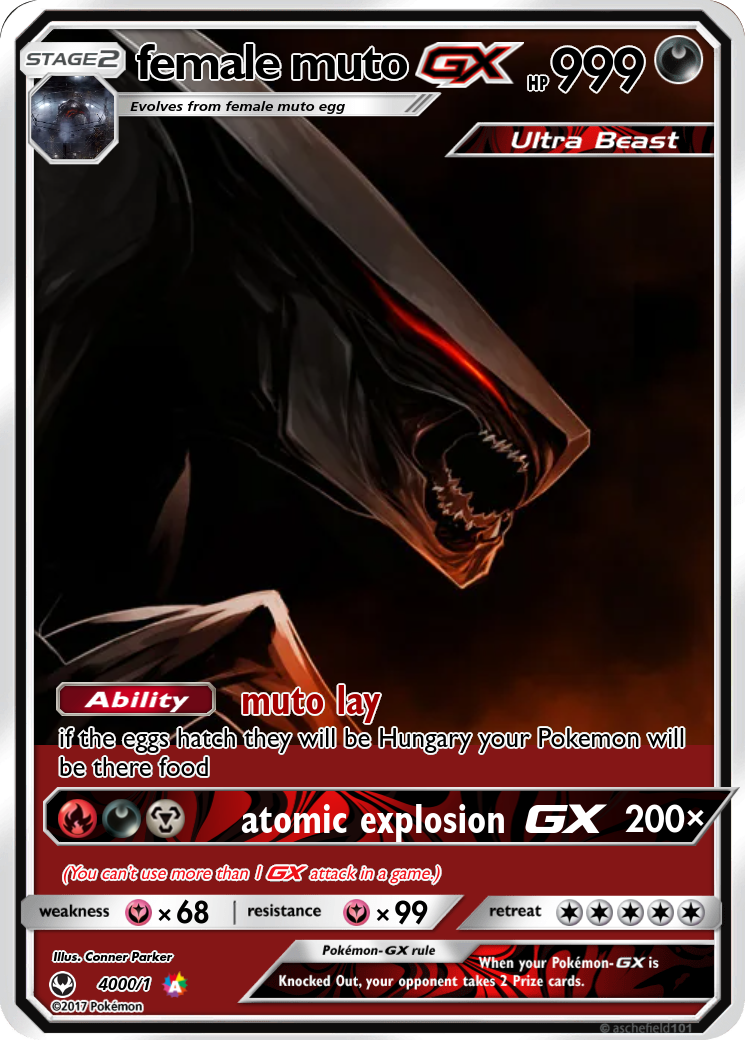 female muto - drogon | Pokécardmaker.net