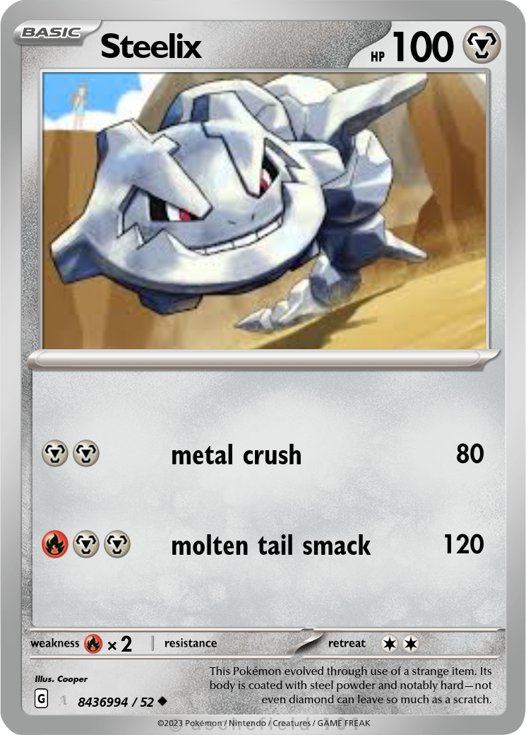 Steelix - dubezilla | Pokécardmaker.net