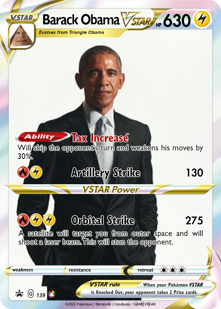 Barack Obama - duckman1991 | Pokécardmaker.net