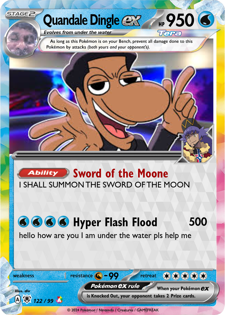 Quandale Dingle - dzero65 | Pokécardmaker.net