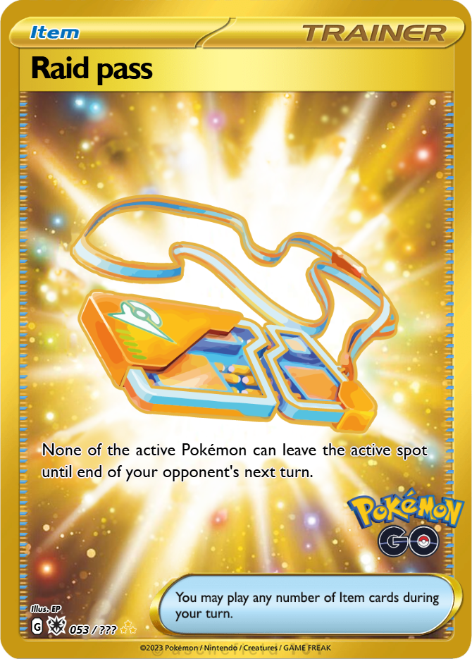 Raid pass - e-pro | Pokécardmaker.net