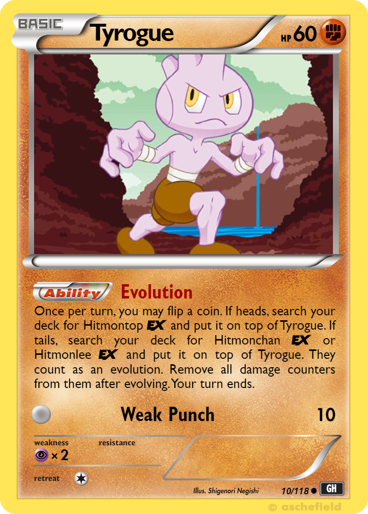 Tyrogue - elianxy | Pokécardmaker.net