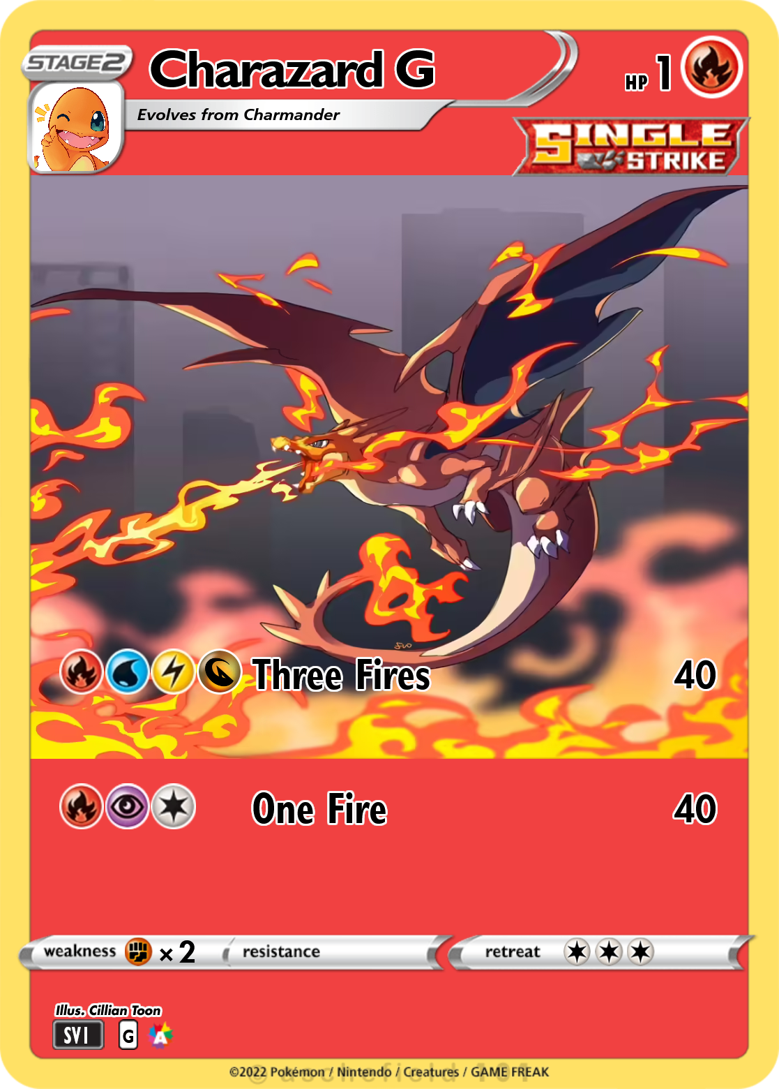 Charazard G - eliastoon | Pokécardmaker.net