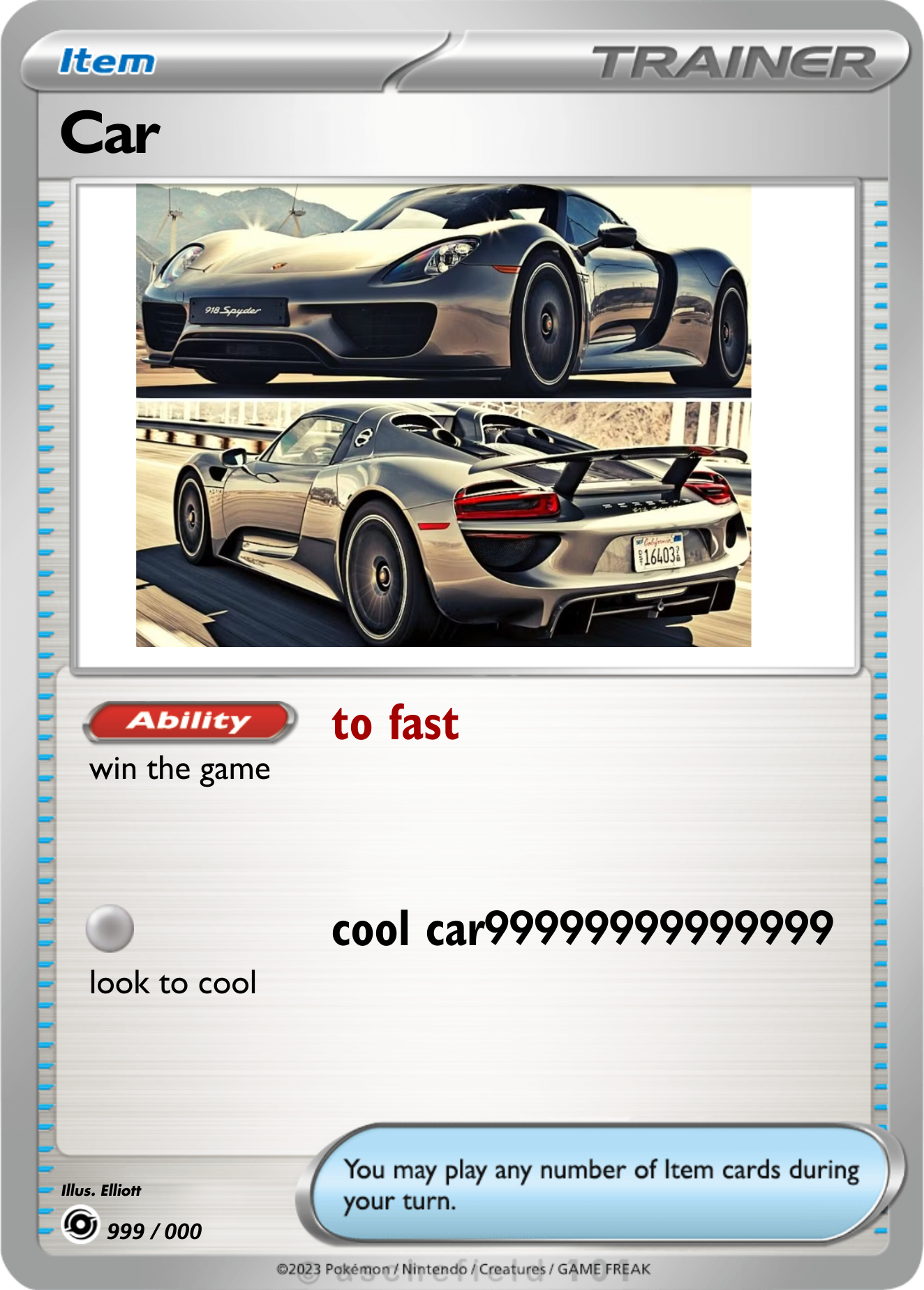 Car - elliottlee | Pokécardmaker.net